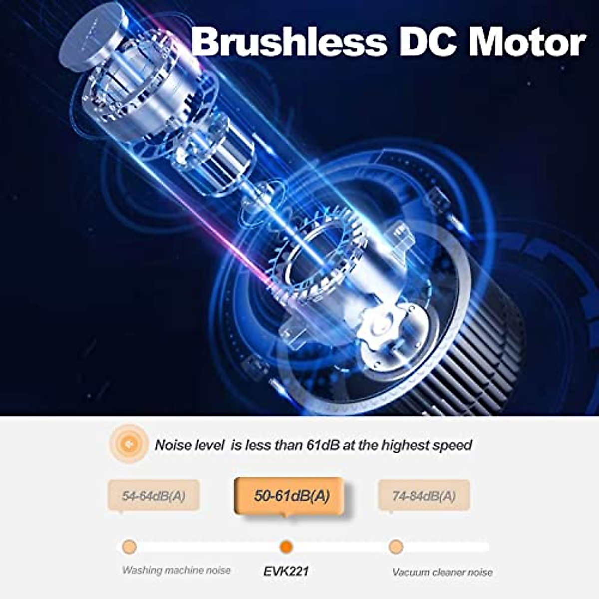 EVERKITCH 36 inch Wall Mount Range Hood 800CFM, with DC Motor, Stainless Steel Vent Hood with 6 Speeds Exhaust Fan, Convertible to Ducted and Ductless, with stainless steel filters