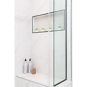 EZ-NICHES - USA - Ready for Tile Niche Preformed Bathroom Recess It Shower Shampoo Shelf (16" X 32")