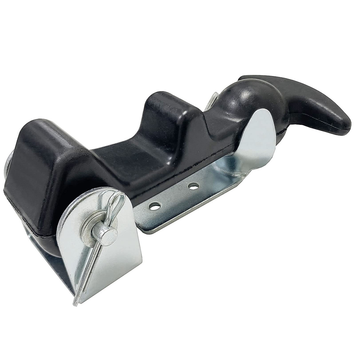 Ganlandy Elastic Rubber Hood Catch, Flexible T-Handle Hasp, Rubber Flexible Draw Latches with Brackets for Tool Box, Vehicle Engine, Hood, Golf Cart