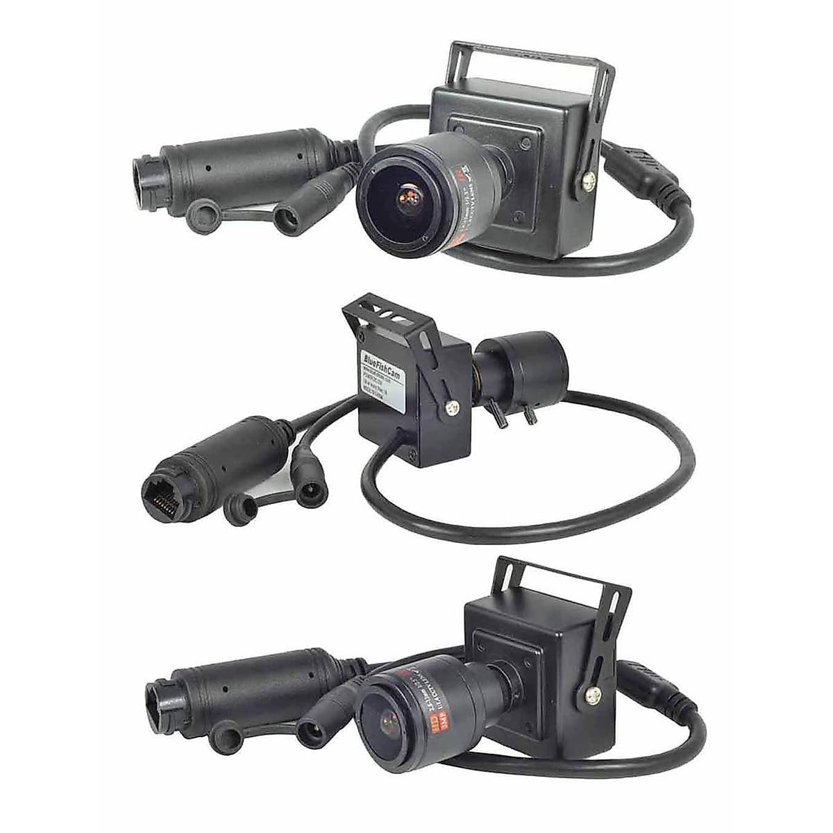 BlueFishCam 4MP Mini POE IP Camera Security 2.8-12mm Varifocal IP Network Camera Manual Zoom Lens Hidden Camera Indoor Security Surveillance CCTV System (4MP)