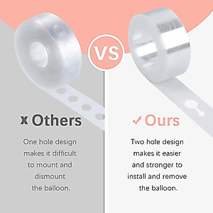 Balloon Arch Kit Decorating Strip Kit For Balloon Garland, Halloween Christmas Birthday Fall Decorations Balloon Tape Strip Party Wedding Baby Shower Gender Reveal Decorations 32.8 Feet