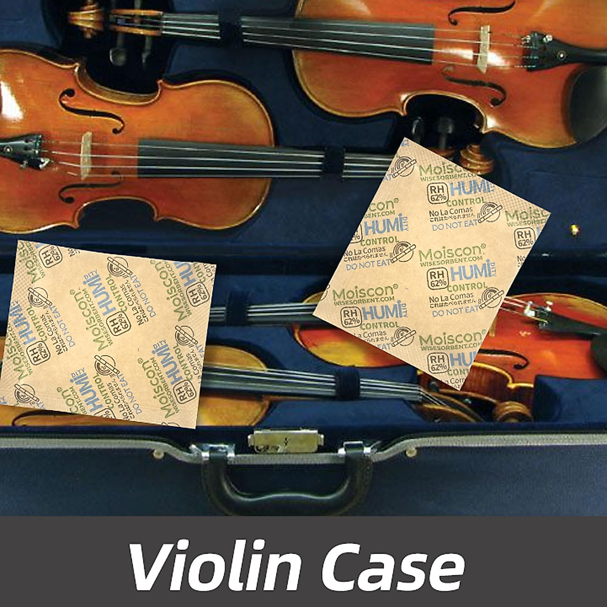 Wisesorb 30 Pack 62% RH 8 Gram Two-Way Humidity Control Packs for Storing 1 oz, Size 8 Moisture Control Packets Individually Wrapped