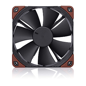 Noctua NF-F12 iPPC-2000, Heavy Duty Cooling Fan, 3-Pin, 2000 RPM (120mm, Black)