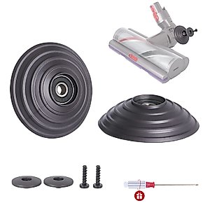 Upgraded Ball Wheel Replacement for Dyson Outsize V11 V15 Gen5 Cyclone V10 Animal Vacuum Cleaner 100W High Torque Cleaner Head Wheels Replacement Parts, for 970100-05 969331-01 Attachment