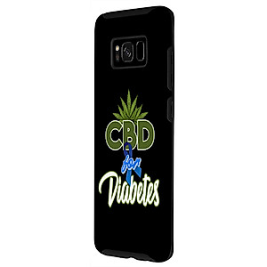 Galaxy S8 CBD For Diabetes Cannabis Hemp Oil Diabetics Awareness Gift Case