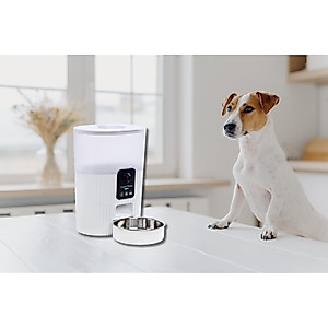 Owlet Home Smart Automatic Pet Feeder with 1080P HD Camera for Cats & Dogs (3.5L), WiFi, Live Video, Auto Night Vision, 2-Way Audio, Works with Alexa & Google Assistant, Motion Alert, No Monthly Fee