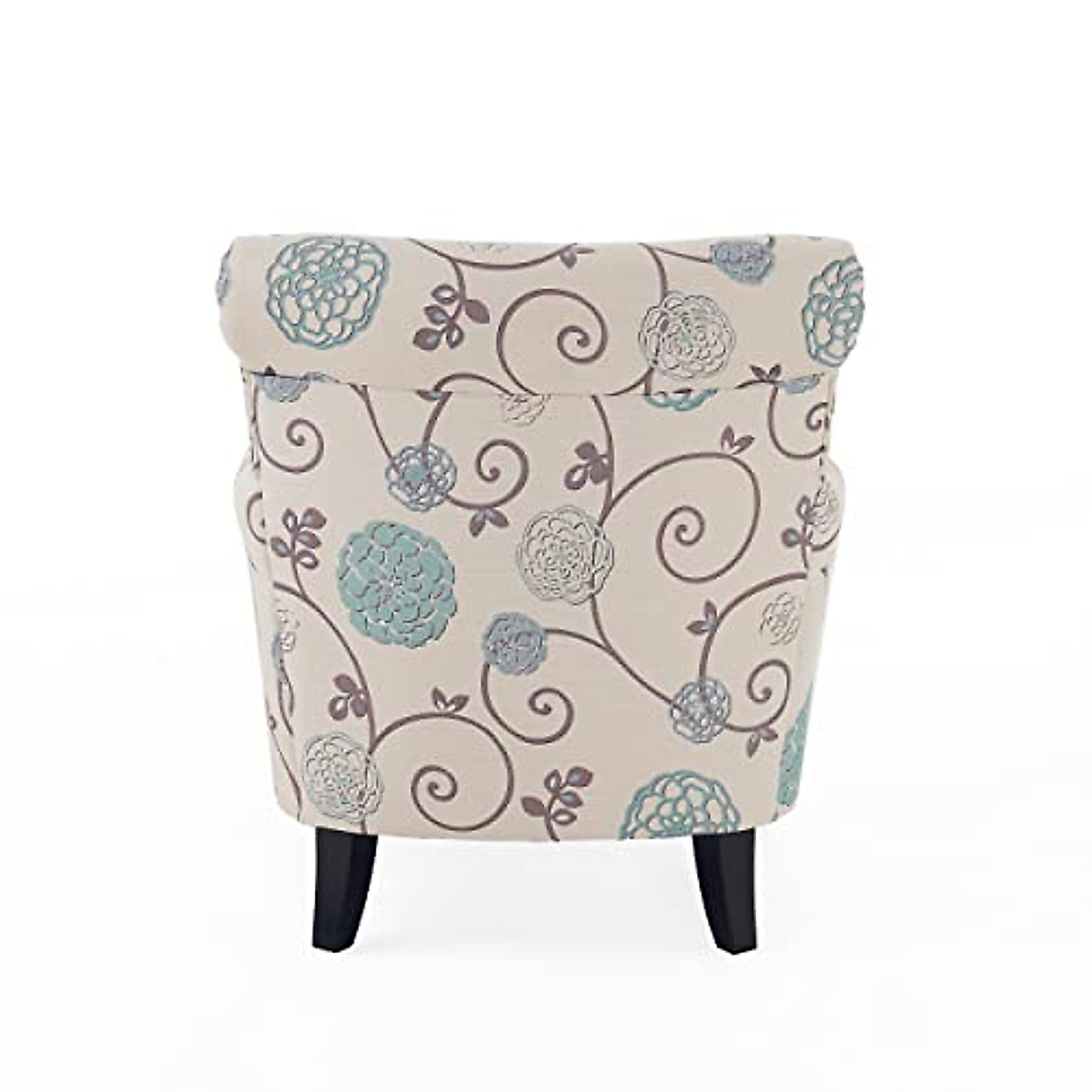 Christopher Knight Home Roseville Fabric Floral Club Chair, Blue Flowers