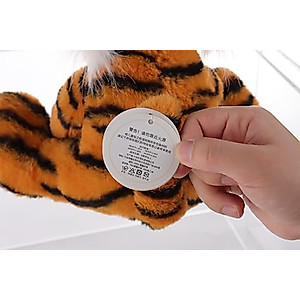 Apricot Lamb Toys Plush Classic Tiger Stuffed Animal Soft Cuddly Perfect for Child (Yellow Tiger, 8 Inches)