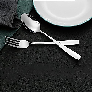 Eslite 12-Piece Large Stainless Steel Dinner Spoons,8 Inches