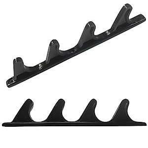 Project Patio Adjustable Chaise Lounge Bracket Replacement Outdoor Reclining Pool Furniture Parts - 4 Position - Black