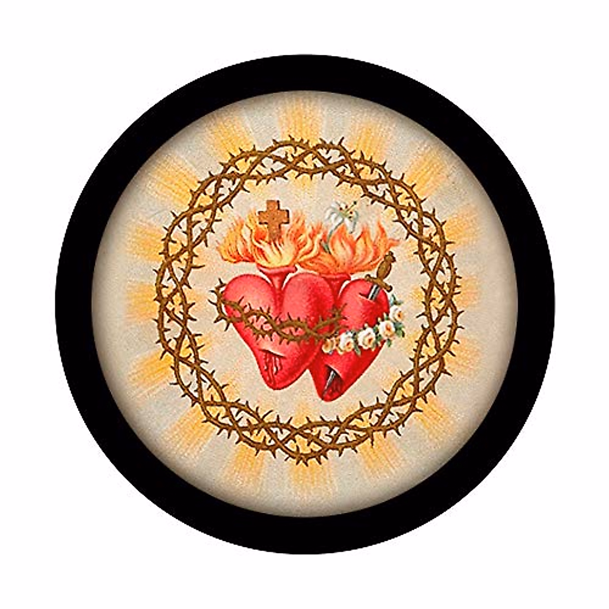 Catholic Pop Socket - Sacred Heart Religious PopSockets PopGrip: Swappable Grip for Phones & Tablets