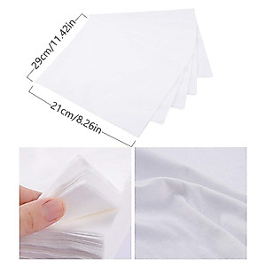 200 Pcs Dry Floor Wipes Dry Sweeping Cloths Dry Floor Cloths Disposable Floor Cleaning Wipes Micro Fibre Floor Cloths, Wet or Dry Wipes Floor Duster Cleaning, Fits Most Mops, 29 x 21cm