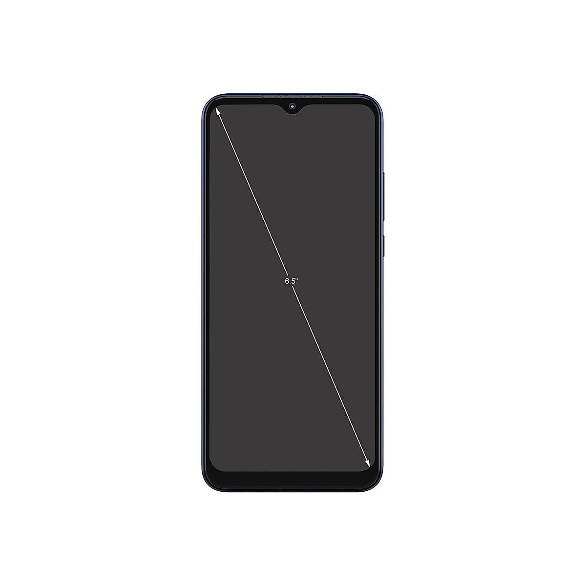 Motorola Moto G Play XT2093-3 (6.5-inch, 32GB, 5000mAh Long Lasting Battery) (Locked to T-Mobile ONLY) - Misty Blue (Renewed)