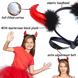 Halloween Large Dog Costume 2PACK Cute Cat Dog Cosplay Devil Hat Headband Adjustable Vampire Cloak Funny Hair Hoop Cape for Medium Large Dogs Holiday Dress Supplies