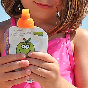 ChooMee SoftSip Food Pouch Tops | 4 Colors + White case | Prevent Spills and Protect Childs Mouth