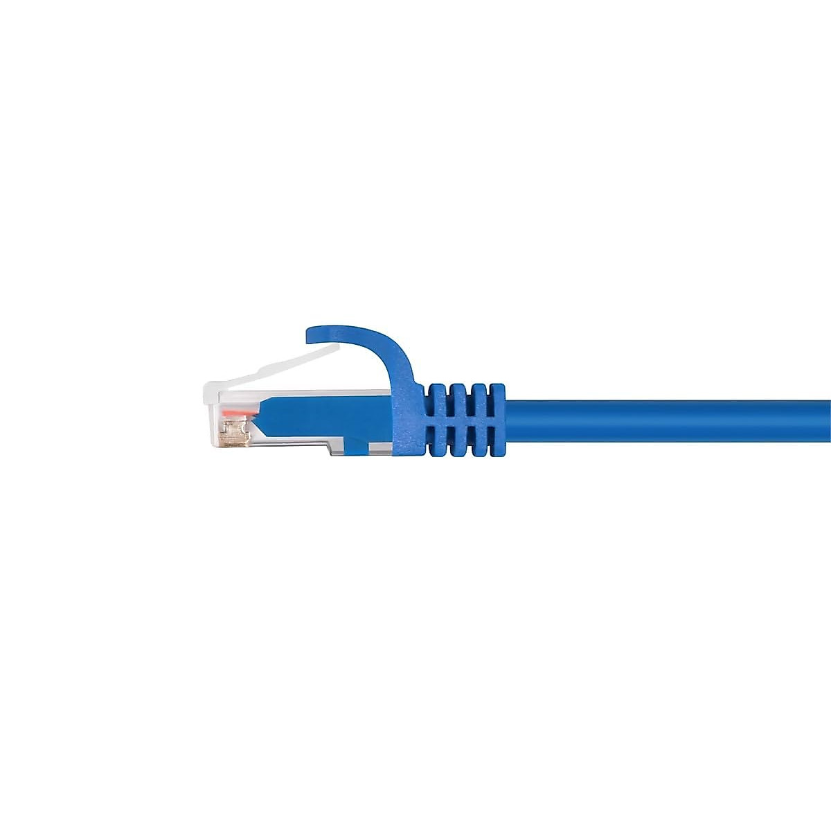 Monoprice Cat6 5ft Blue 12-Pk Patch Cable UTP 24AWG 550MHz Pure Bare Copper Snagless RJ45 Flexboot Series Ethernet Cable