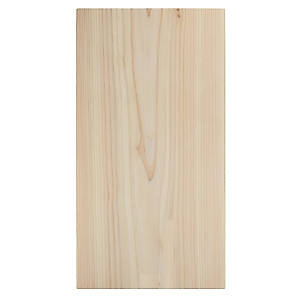 Hinoki Cypress Thick Cutting Board for Gift, Customized Laser Engraving and Wood Burning | Artisan Handmade One Solid Piece | Made in Korea (17.3"X9.5", Large)