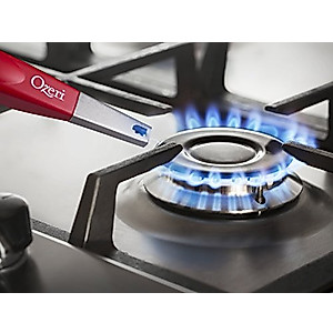 Ozeri Piezoelectric Stove Lighter, Flameless, Red