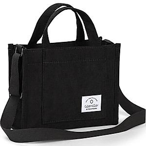 WantGor Tote Bag for Women, Corduroy Crossbody Bags Shoulder Handbag Satchel Hobo Bag Purse