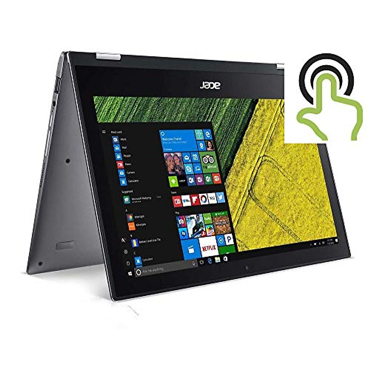 Acer High Performance Spin 2020, 11.6in FHD IPS 1920 x 1080 Multi-Touch Laptop, Intel Pentium N4200 Quad-core Up to 2.5GHz, 4GB RAM, 64GB SSD, 802.11ac WiFi, Bluetooth, HDMI, Win10 S (Renewed)