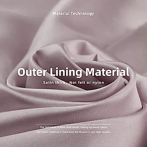 DGAZ Purse Pillow Insert for Luxury Handbags, Memory Foam, Silky Pillow Shaper for Kelly 25/28/32/35 Bags（Konjac purple, KL28）