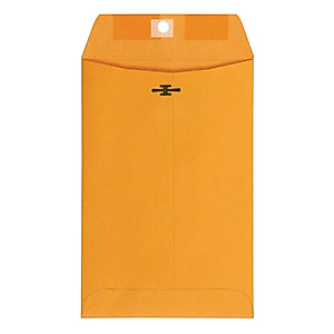 Office Depot® Brand Clasp Envelopes, 6" x 9", Brown, Box Of 100