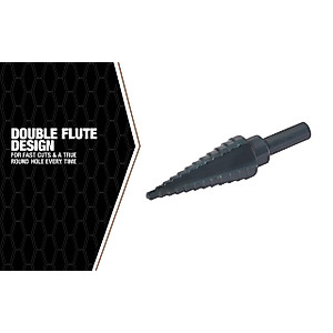 Southwire STEP BIT, DBL STRT FLUTE 3/16" TO 7/8"