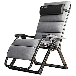 ABaippj Zero Gravity Lawn Chair Anti Gravity Lounge Chair Adjustable Recliner w/Pillow & Cup Holder Outdoor Camp Chair for Poolside Backyard Beach, Support 440lbs