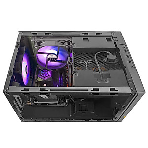 SilverStone Technology SUGO 14, SG14, Black, Mini-ITX Cube Chassis, Supports 3 Slot Full Length GPUs/ATX PSU / 240mm AIO, 4 Removable Panels, SST-SG14B