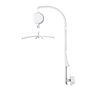 HLEEDUO 28 inche Baby Mobile arm for cirb with Music Box Motor,Crib Mobile arm Mobile Holder for Crib,nursey Mobile arm with Mobile Motor