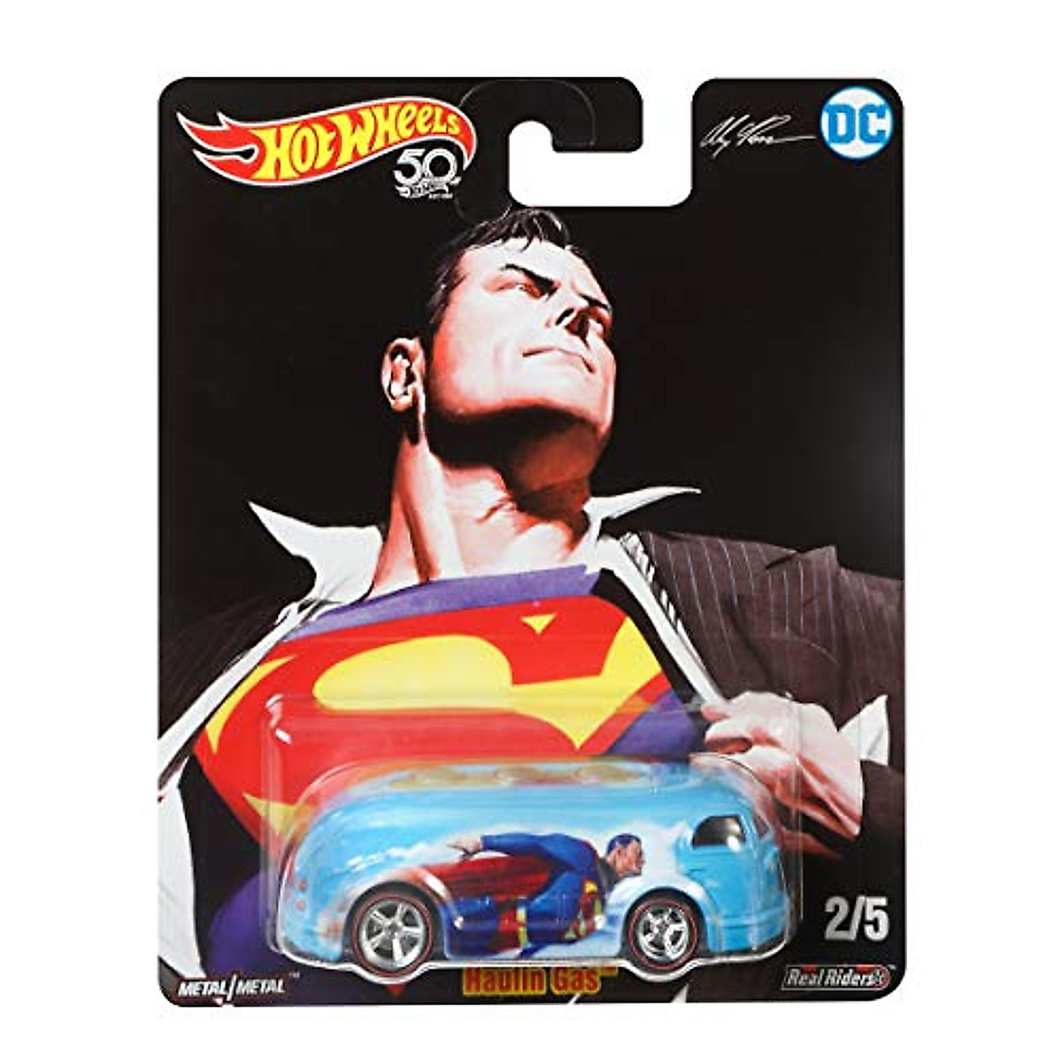 Hot Wheels Alex Ross Limited Edition Collector 5 Pack, Multicolor