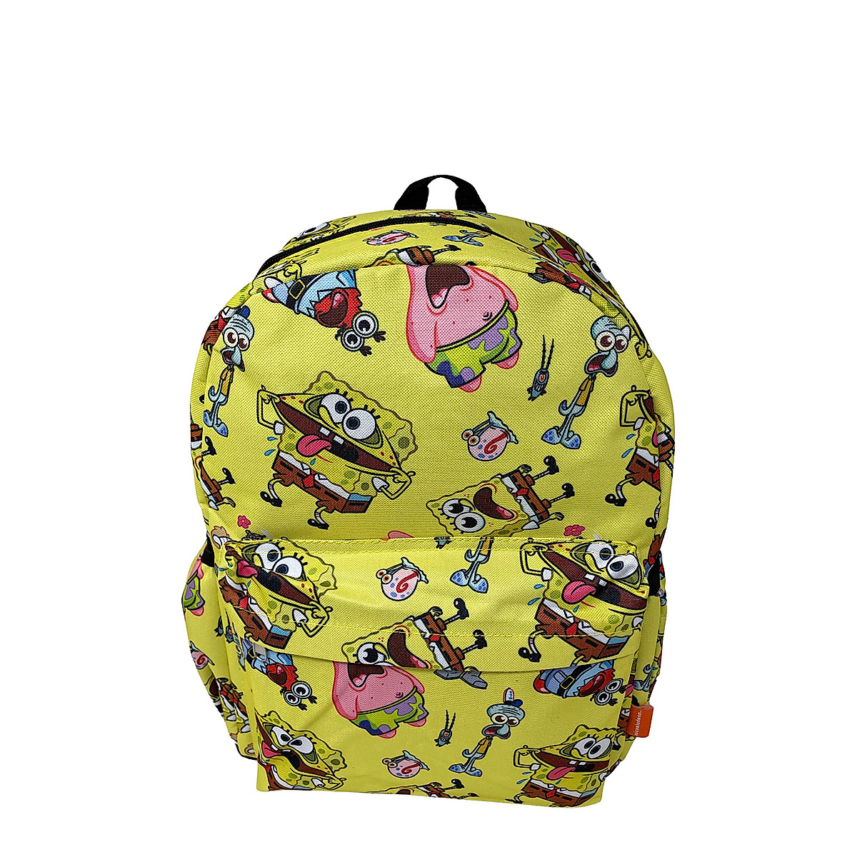 SpongeBob SquarePants 16 Inches Large Allover Print Backpack with Laptop Sleeve