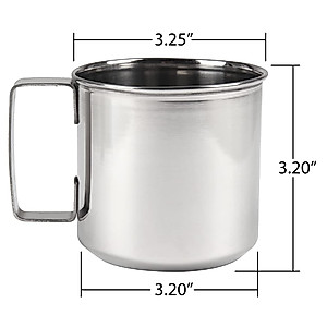 Lindy's metal drinking cup, 12 ounce, silver