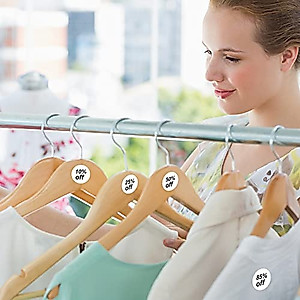 White Circle Stickers 2000Pcs Dot Stickers, 1 Inch Round White Coding Labels Can Writing for Family, Office, Student Classroom.