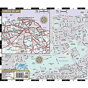 Streetwise Edinburgh Map - Laminated City Center Street Map of Edinburgh, Scotland (Michelin Streetwise Maps)