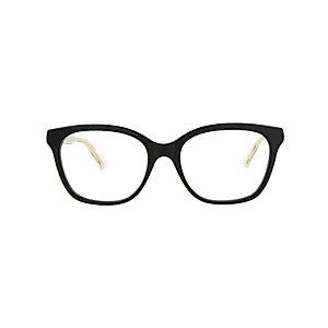 Gucci GG 0566O 001 Black Plastic Square Eyeglasses 52mm