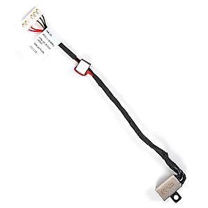 KBR DC-in Power Jack Cable for Dell Inspiron 15-5000 5551 5552 5555 5557 5558 5559, Inspiron 14-5458 5459 5455 5452 P51F P64G DC30100UD00, Vostro 3458 3558 3559 P65G 3559 17-5000 5755 Laptop