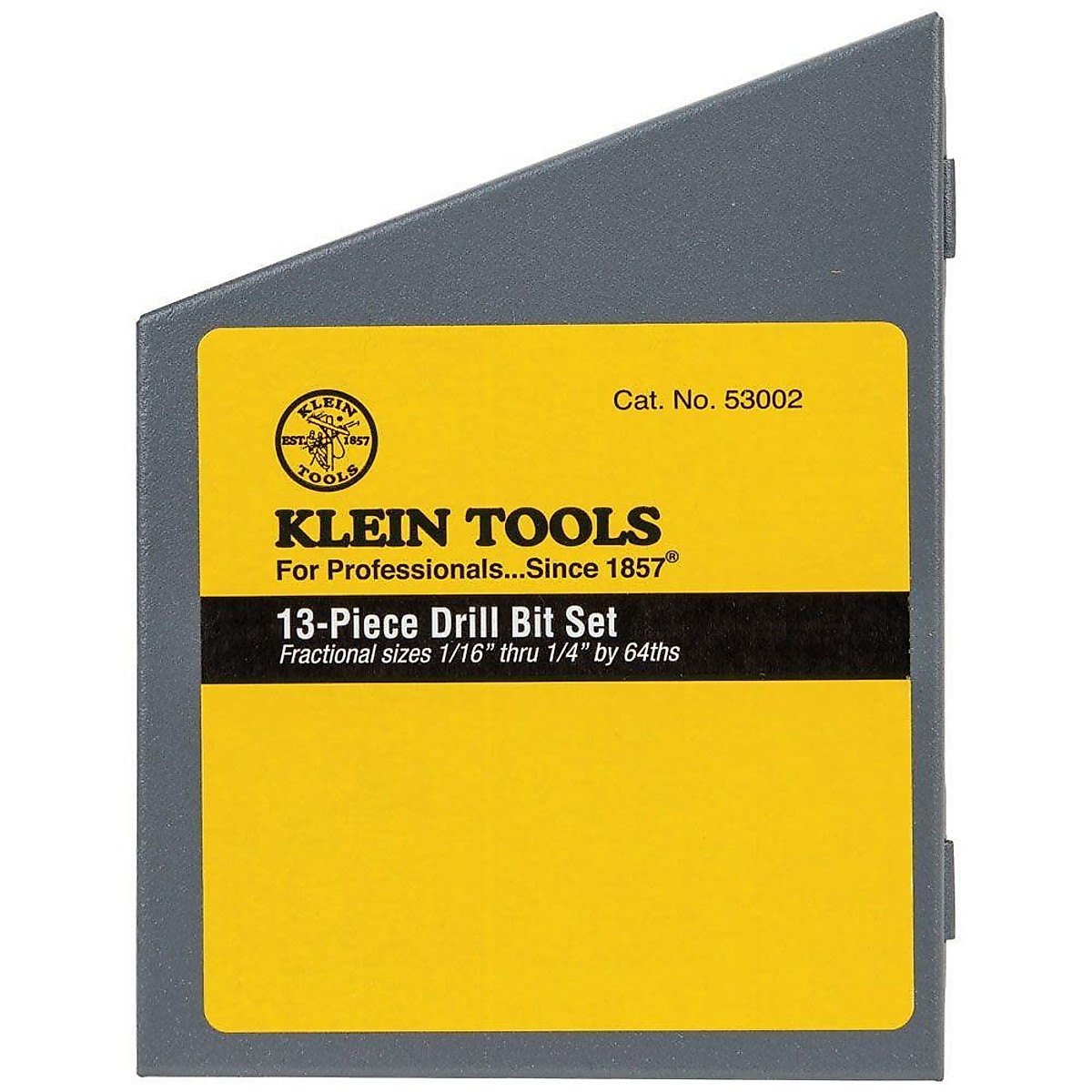Klein Tools Regular-Point Drill-Bit Set, 13 Pc