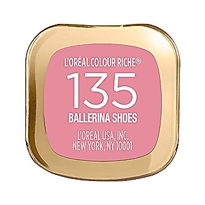 L'Oreal Paris Colour Riche Original Creamy, Hydrating Satin Lipstick with Argan Oil and Vitamin E, Ballerina Shoes , 1 Count