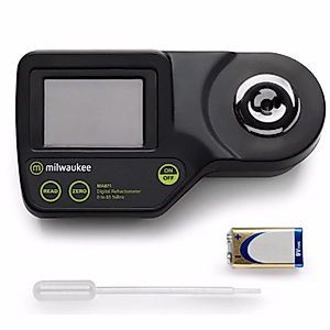 MILWAUKEE'S Instruments MA871 Digital Brix Refractometer, Range 0-85%