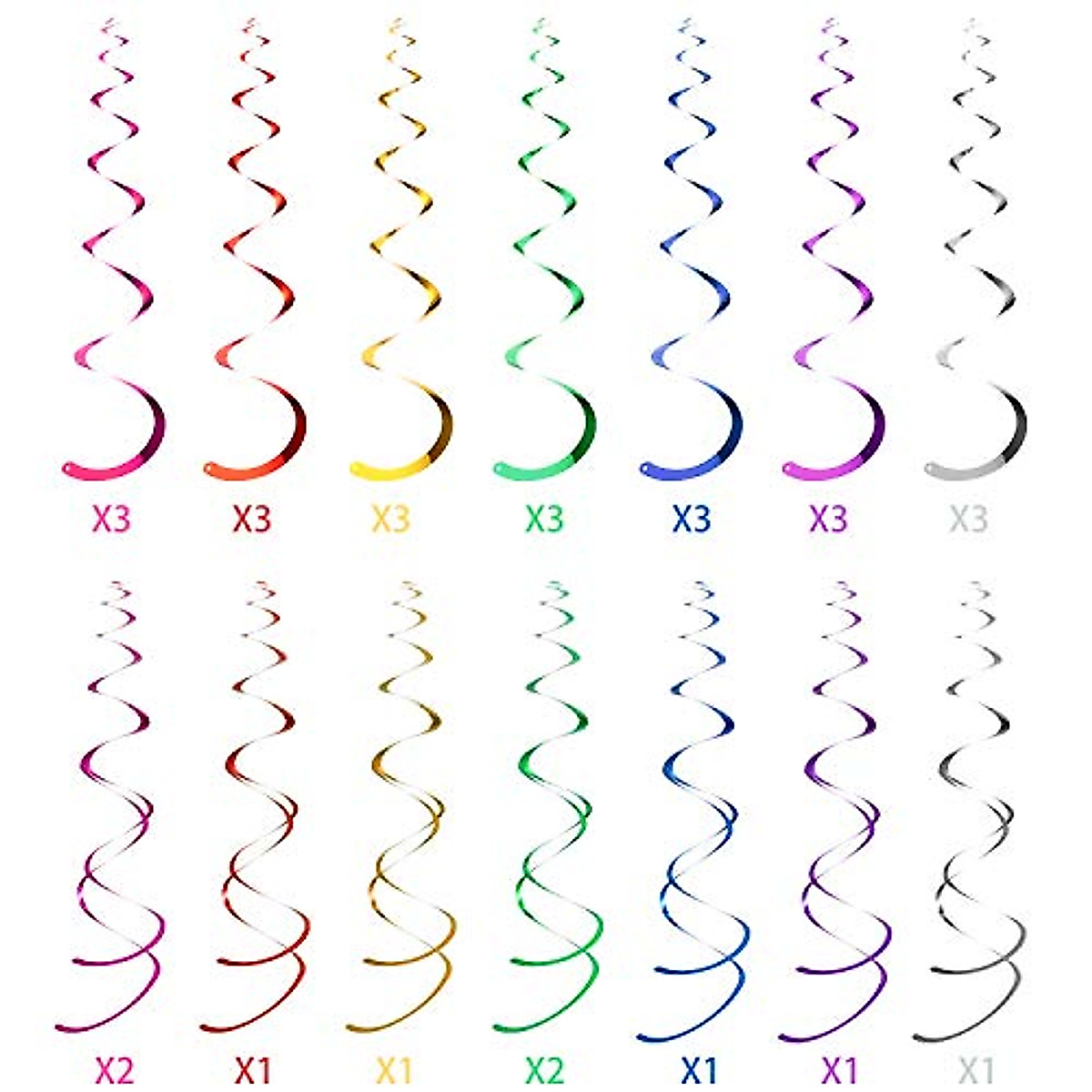 Easter Hanging Swirl Ceiling Decorations Easter Egg Bunny Hanging Swirl Foil Decorations for Home Office School Easter Party Ornaments Favors Supplies 30CT