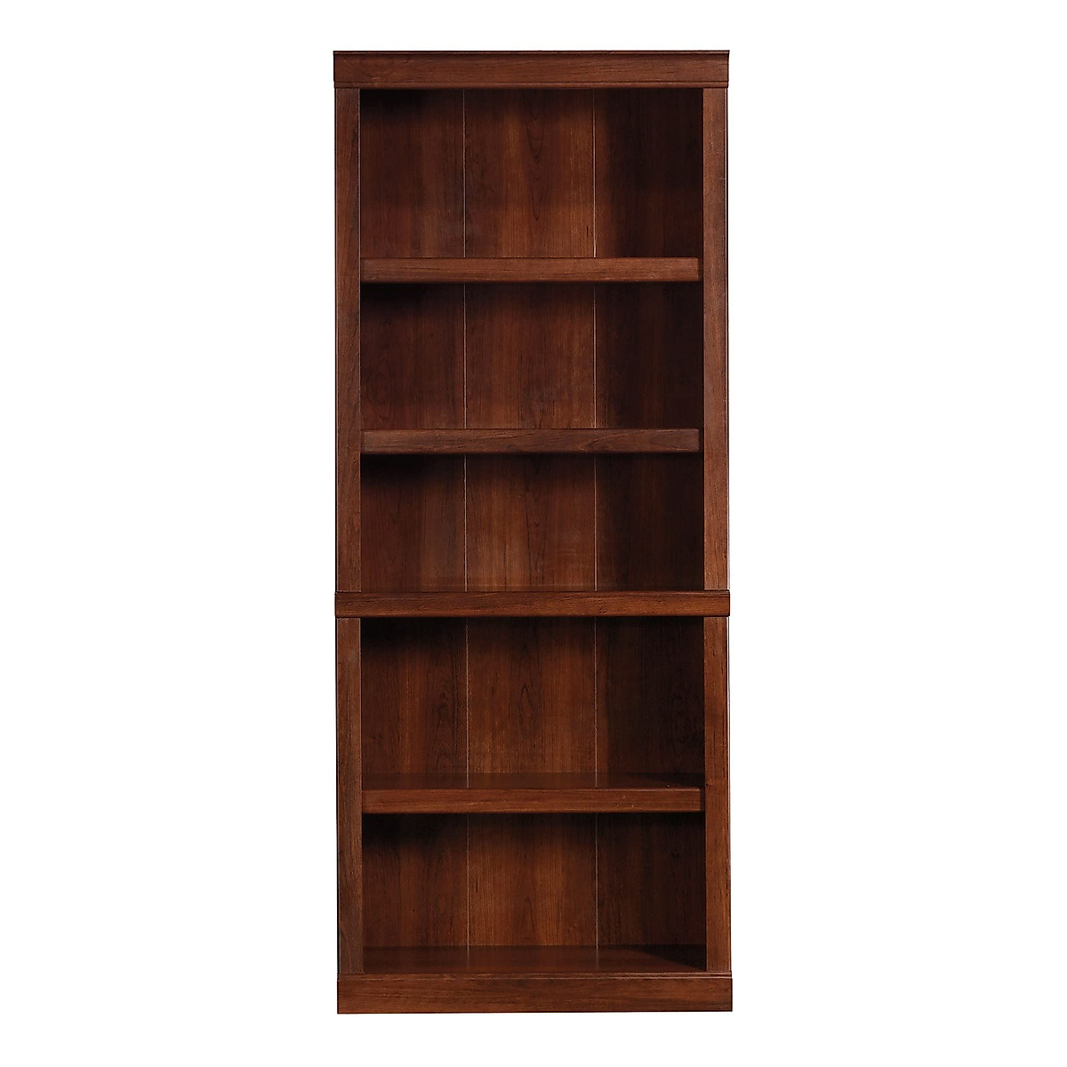 Realspace® 72"H 5-Shelf Bookcase, Mulled Cherry