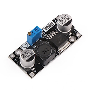 DROK DC Buck Converter Adjustable, DC Voltage Regulator Adjustable 4.5-40V to 1.25-37V (36V 24V 12V 9V 5V 3V) Variable Voltage Stabilizer Power Supply Volt Reducer Step Down Transformer