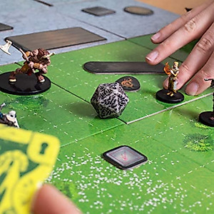 Wiz Dice Battle-Scarred D20 Dice - Jumbo DND Dice Set for Tabletop RPG Adventure Games - 20 Sided Dice, Suitable for Dungeons and Dragons, Magic The Gathering and Dice Games Alike - 25 mm - 5 ct