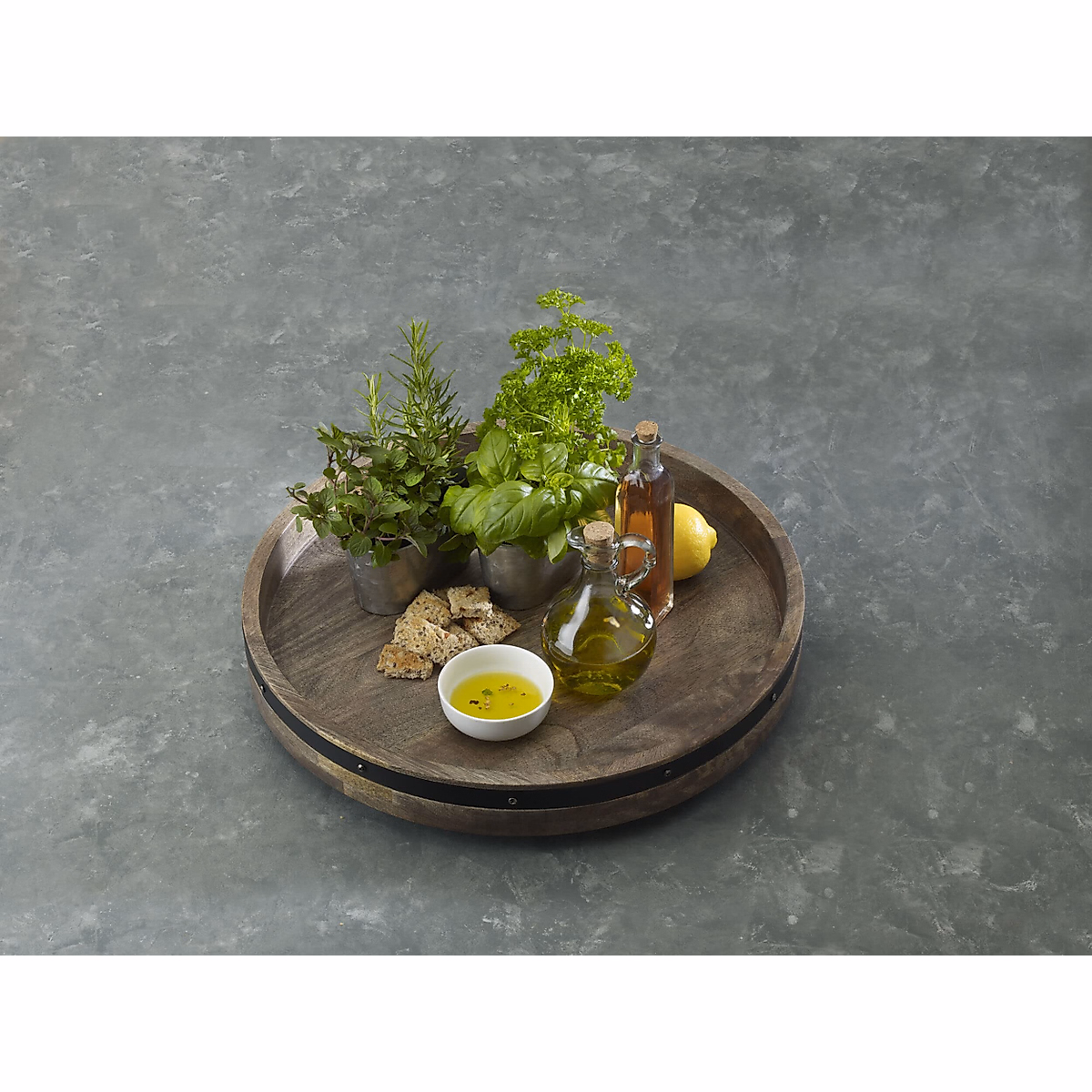 Mikasa Mango Wood 17.5 Inch Lazy Susan