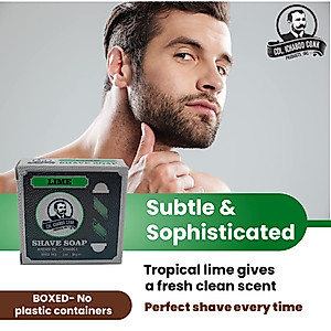 COL CONK LIME GLYCERINE SHAVE SOAP