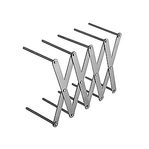 Stainless Steel Lid Rest Stand Retractable Pot Pan Cover Holder Kitchen Drain Shelf Storage Rack Pot Lid Organization (Stainless steel 1PCS)