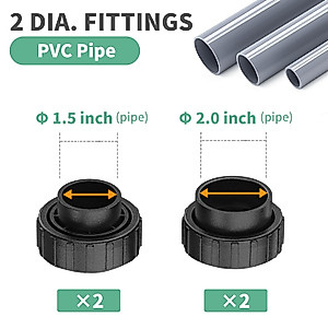 Pipopa 2.5hp Inground Pool Pump | 2-Speed Control | 6240GPH Flow | 79ft Head Lift | Swimming Pool Pump for Inground Pools | 230V AC 60HZ