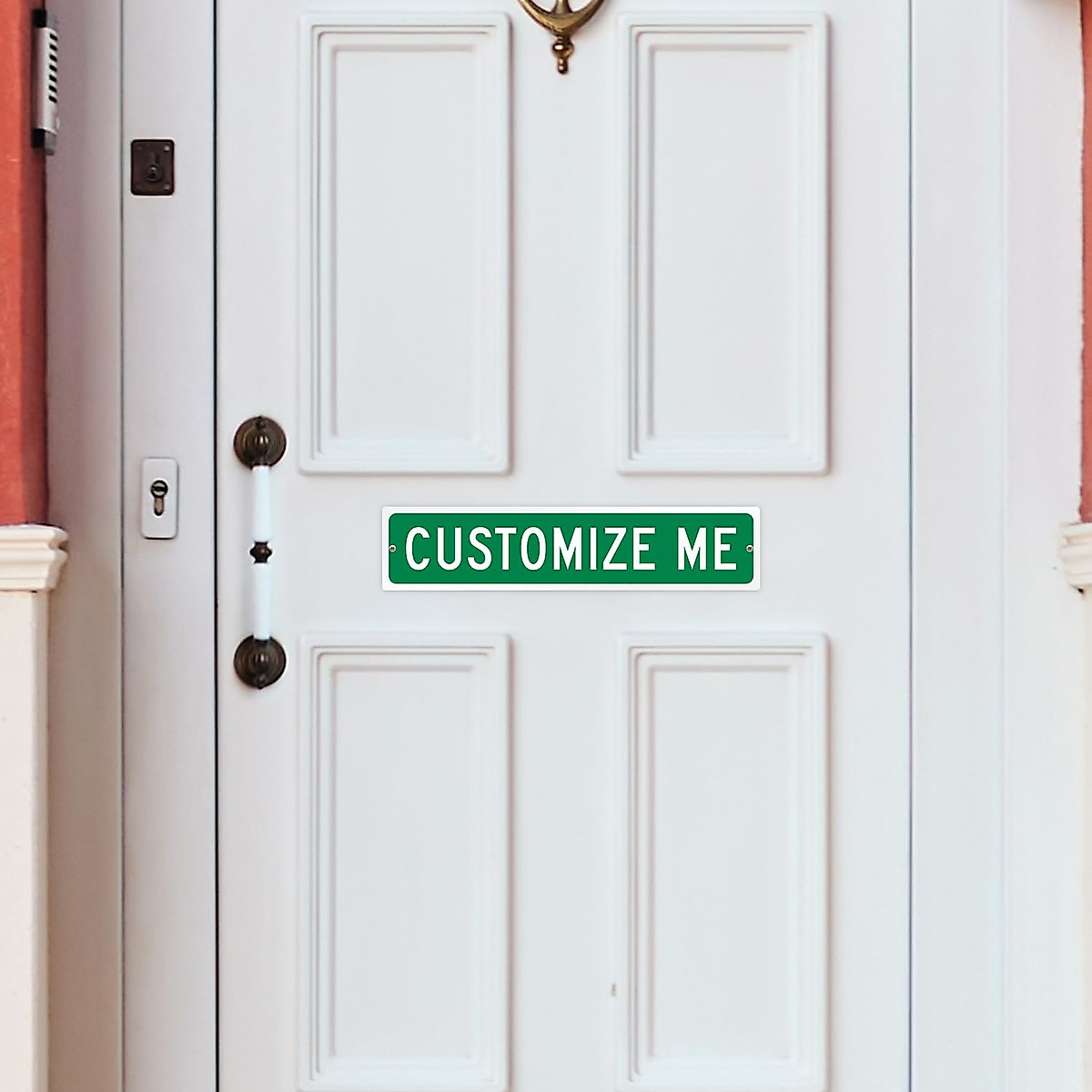 SmartSign Green Personalize Your Street Sign - 4" x 18", Aluminum, Custom Street Sign, Outdoor Metal Sign for Home, Office, Decor, Room, USA-Made