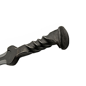 Wrench Sgian Dubh Carbon Steel Blade/Handle 9.75 inch EDC Railroad Hunting Knife